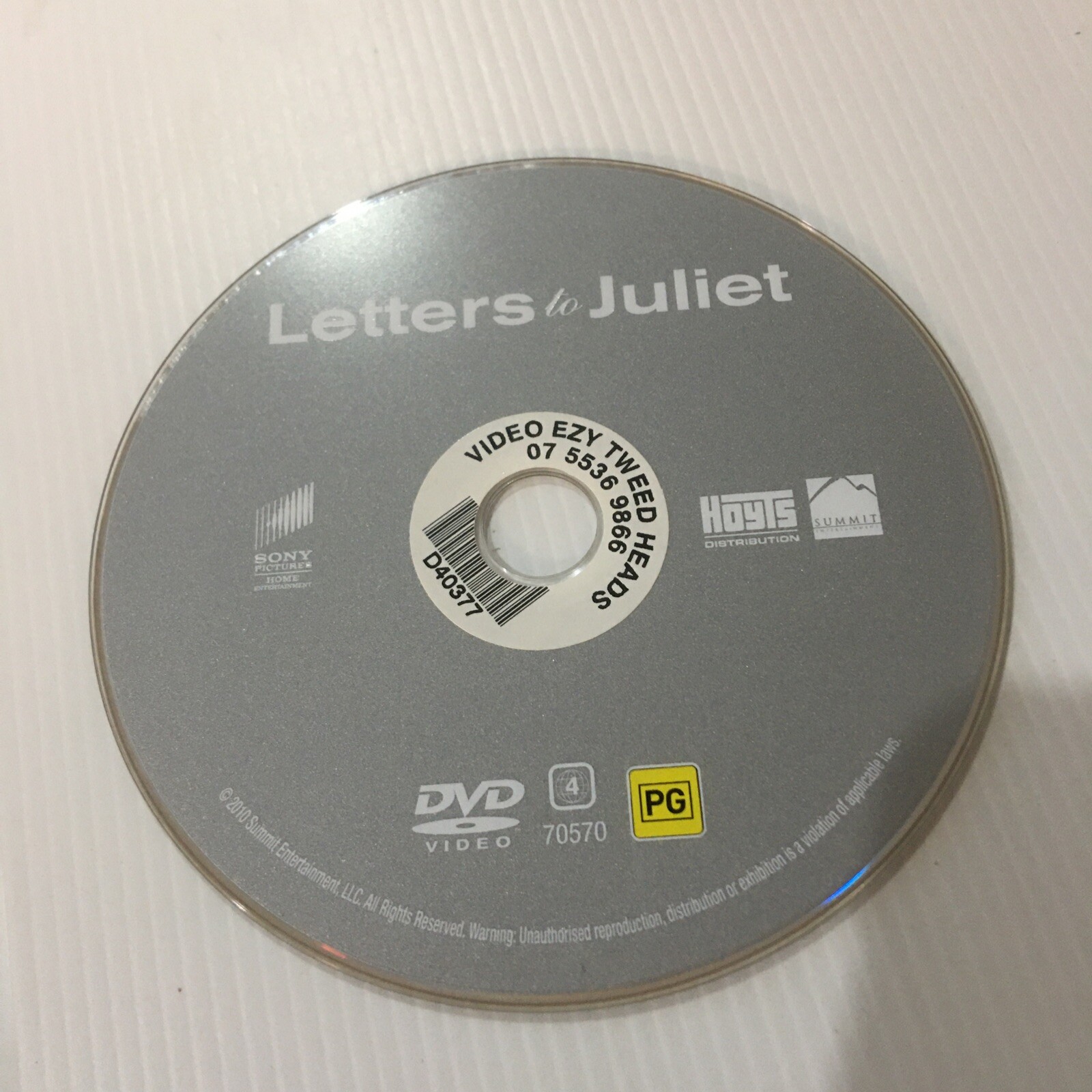 Letters to Juliet DVD Adventure Comedy Drama Amanda Seyfried Vanessa ...