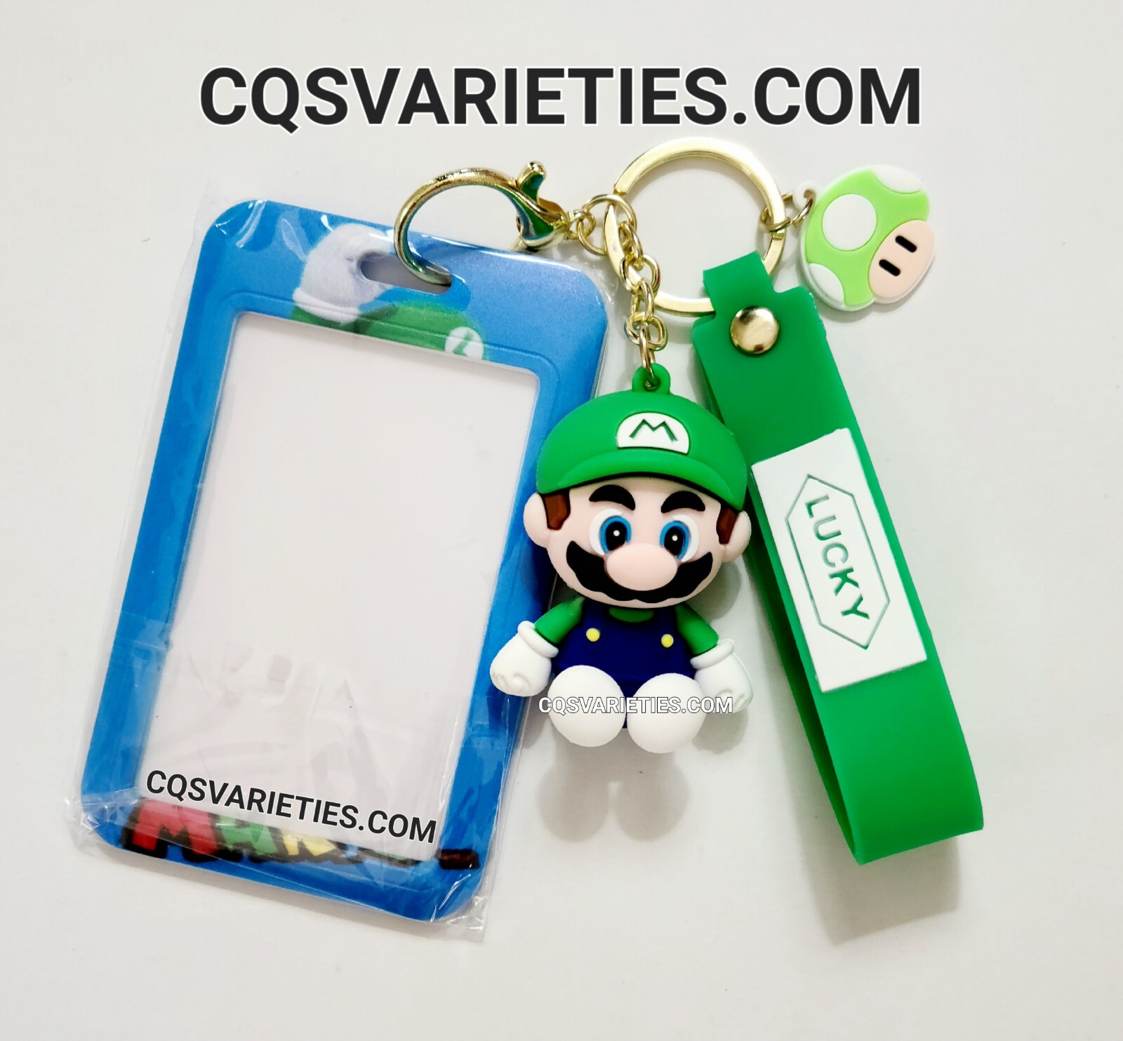 Luigi ID Badge Holder Mario Bros Nintendo Super Nintendo | eBay