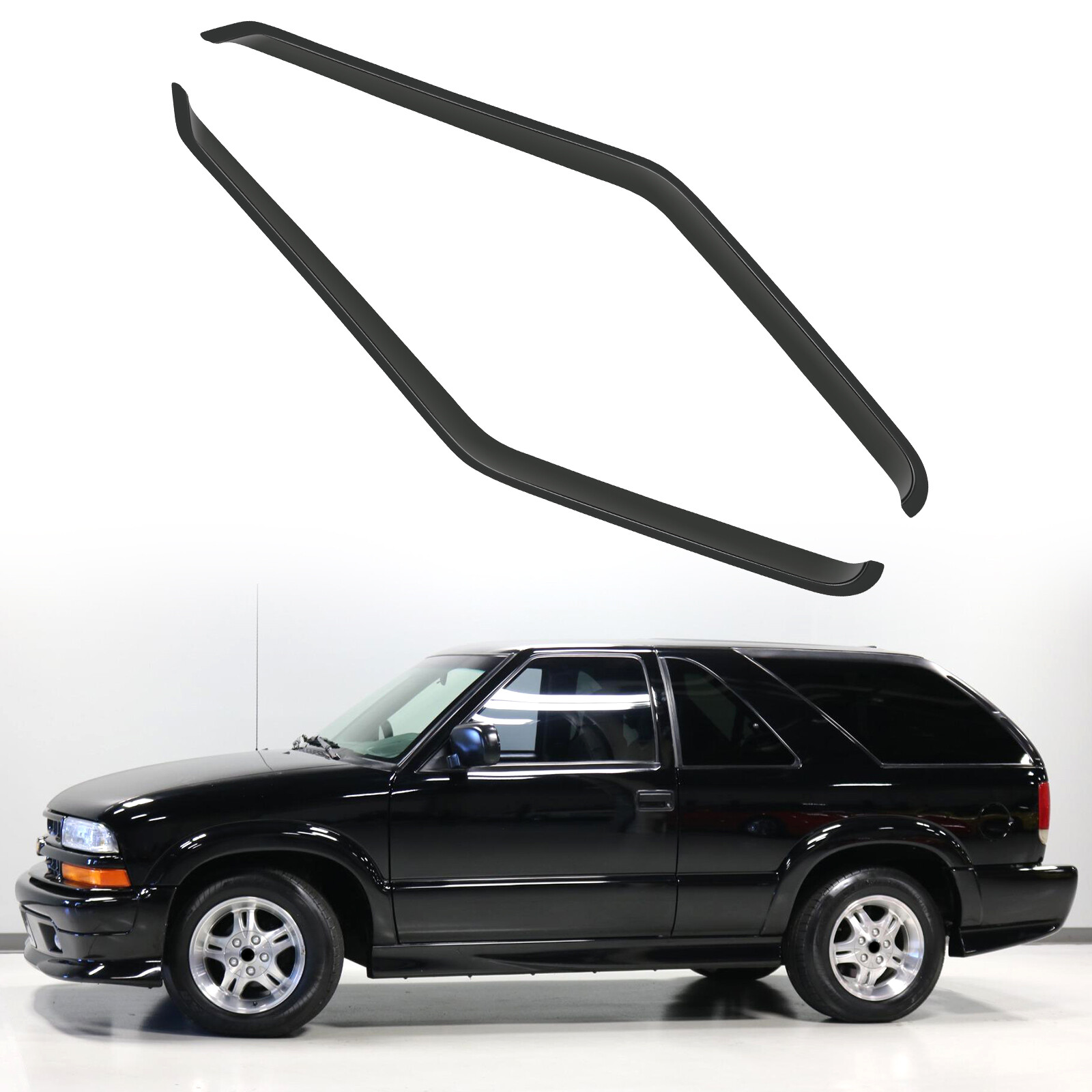 Window Visor Vent Rain Shades Guards Deflectors For 94-03 Chevy S10/GMC ...
