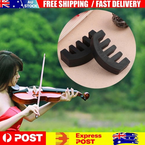 5pcs Violin Mufflers Professional 5-Prong Rubber Stringed Instrument ...
