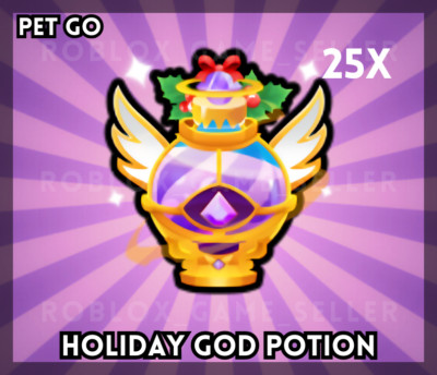 Pets Go - Cheapest 25x Holiday God Potions | Roblox Pets Go SAME DAY ...