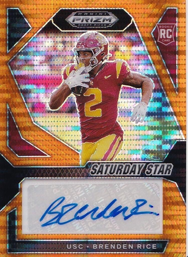 2024 Panini Prizm Draft Picks - Saturday Star Signatures Brenden Rice # ...
