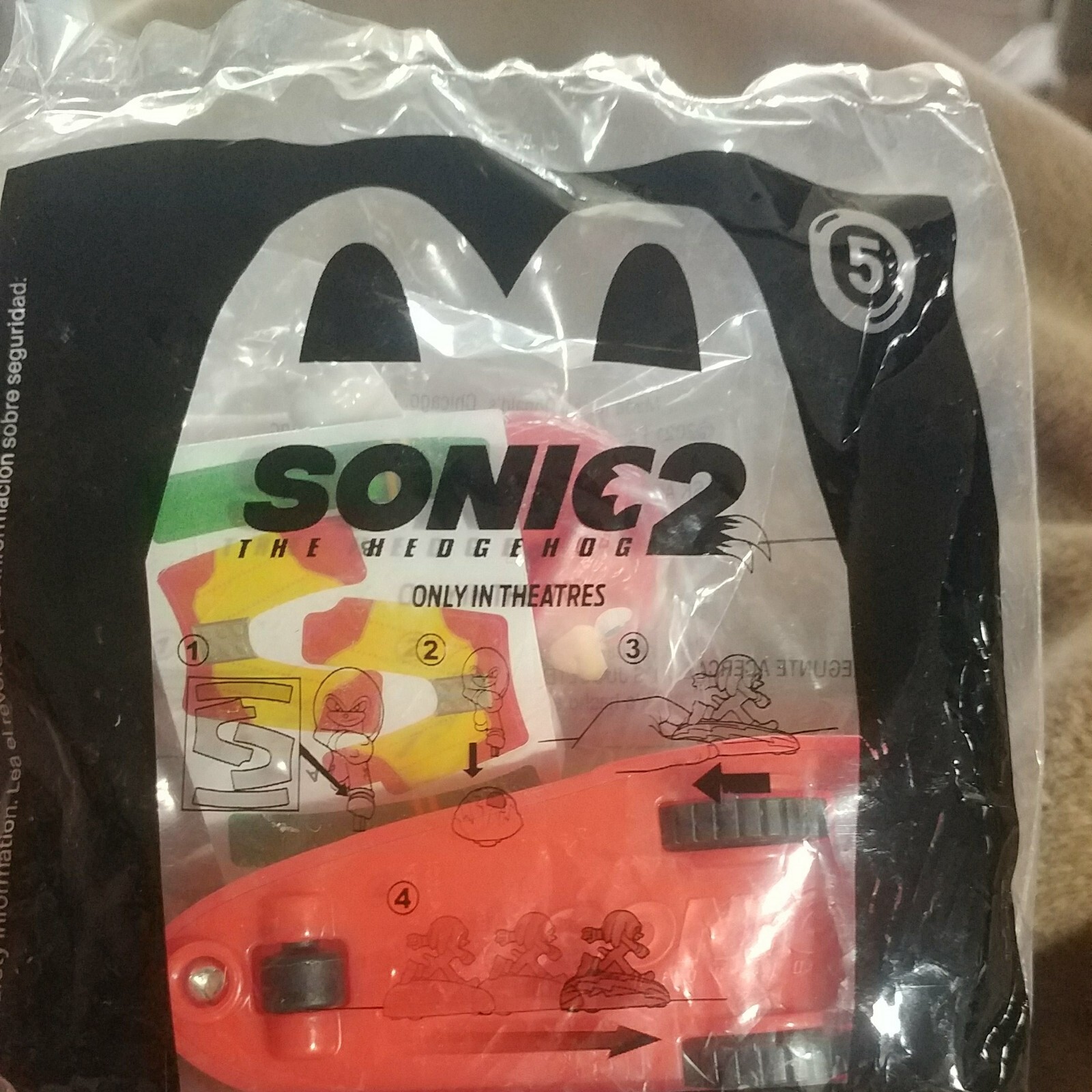 2021 McDonald's Happy Meal Toy-Sonic 2 The Hedgehog #5 KNUCKLES-New ...