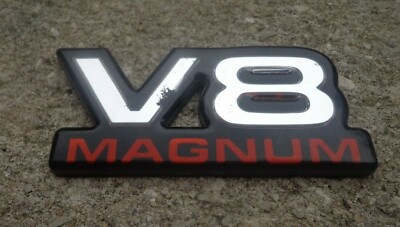 Dodge Ram V8 Magnum door fender emblem badge decal logo OEM Genuine ...