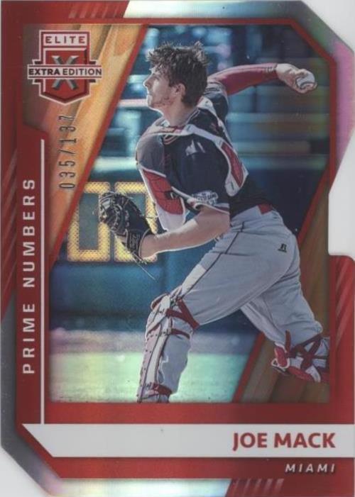 2021 Panini Elite Extra Edition - Joe Mack #31 Prime Numbers B Die-Cut ...