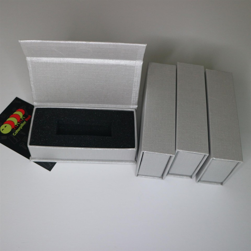 4x Magnetic USB Presentation Gift Boxes, Tex Silver, flash drives | eBay UK