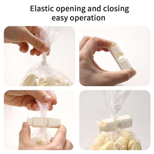 6pcs For Food Home Kitchen Keep Fresh Bread Lightweight Sealing Clip ...