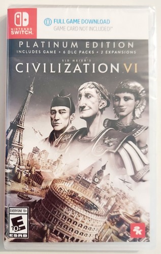 SID MEIER'S CIVILIZATION VI PLATINUM EDITION NINTENDO SWITCH FAST ...