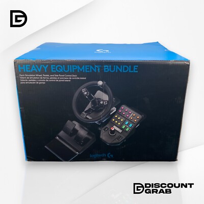 Logitech G Farm Simulator Heavy Equipment Bundle Wheel, Pedal, & Panel ...