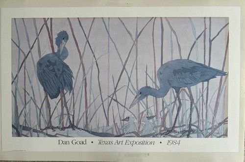 Original Dan Goad lithograph poster Stalks and Chicks 35.5”x23” Matted ...