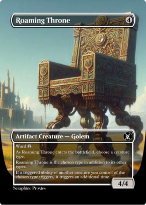 Roaming Throne - High Quality Altered Art Custom Cards | eBay