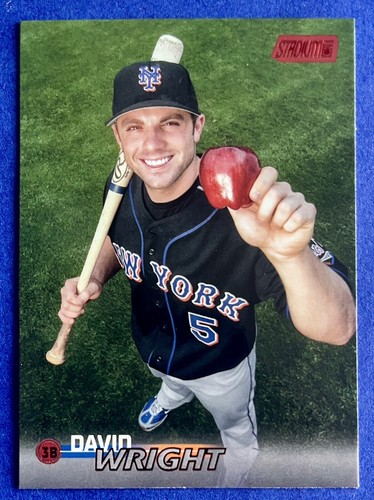 David Wright 2023 Topps Stadium Club RED FOIL PARALLEL Card #8 METS | eBay