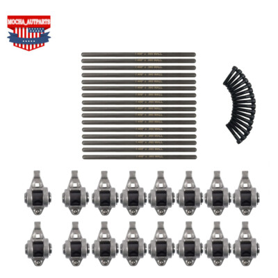 LS1 Rocker Arms With Trunion W/7.400 Pusher Kit Installed 4.8L 5.3L 5 ...