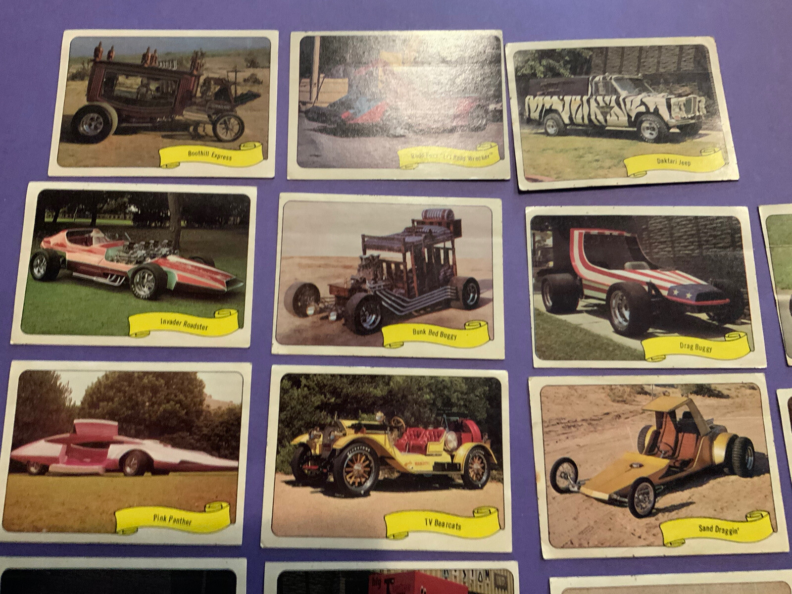 FLEER 1975 KUSTOM CARS GEORGE BARRIS STICKER LOT of 15♨️*171 | eBay