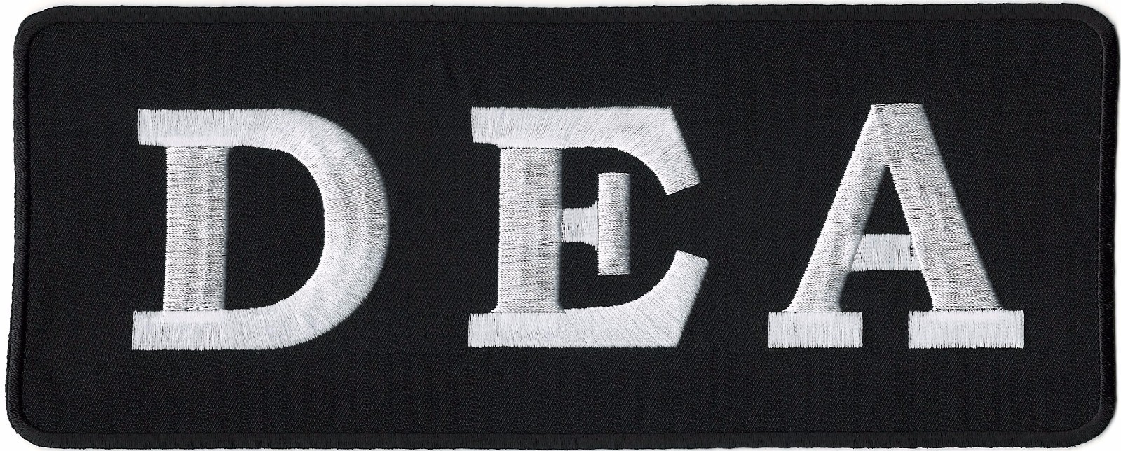 Black DEA Jacket Back Patch Drug Enforcement Agency Embroidered Movie ...