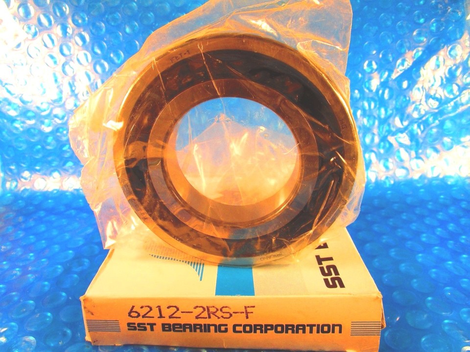SST 62122RS, 6212 2RS,Single Row Radial Bearing,(=2Timken 212PP, SKF ...