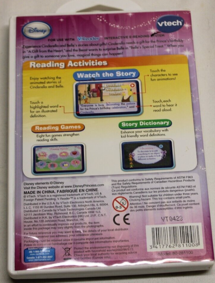 VTech V.Reader Disney Princess Interactive E-Reading System Cartridge ...