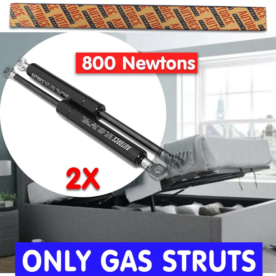 2X Ottoman Storage Bed Lift Up Mechanism and Gas Strut 600N, 800N ...