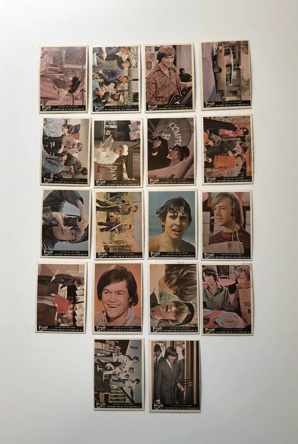 Vintage 1966 “The Monkees (TV) Trading Cards - Set of 25 - Original ...