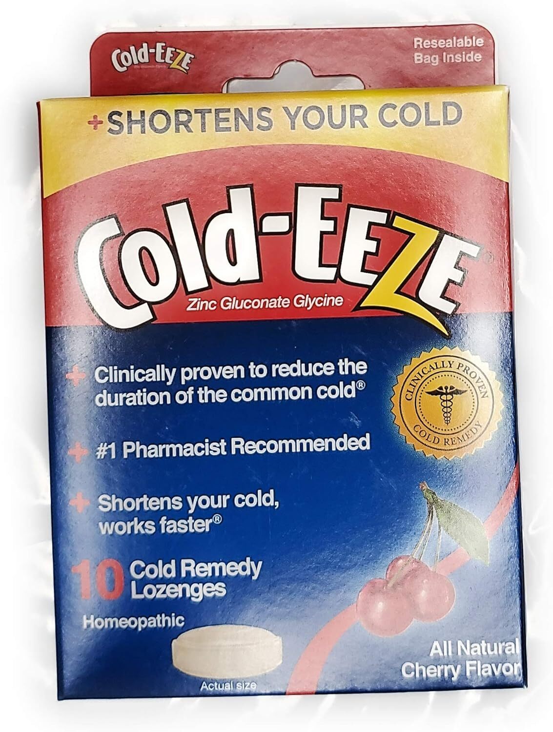 Cold-EEZE Cold Remedy Lozenges, Cherry Flavor, 10 Count | eBay