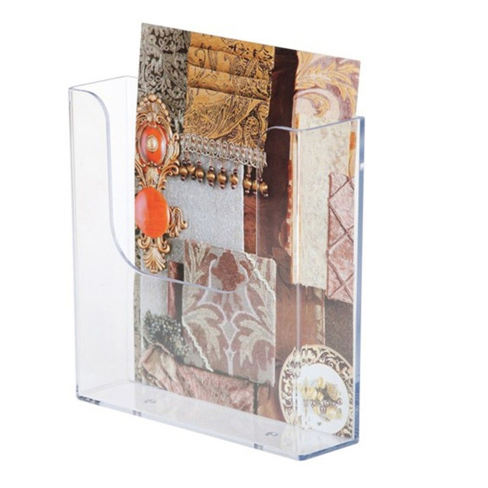 Plastic Wall-mounted Document Organizer Practical File Holder File ...