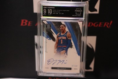 2020-21 Panini Impeccable - Rookie Autographs Obi Toppin #RA-OBI /99 ...