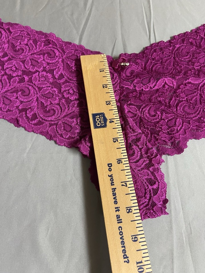 Smart & Sexy Women's Signature Lace Cheeky Panty Fuchsia Size 9 NWOT | eBay