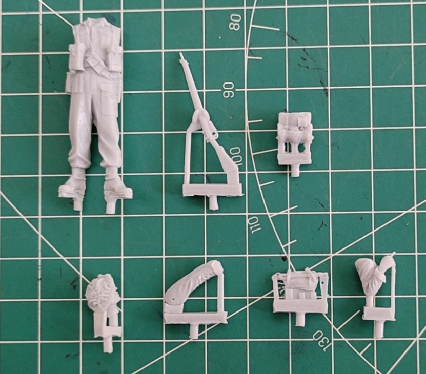 1/35 Scale British WWII Rifleman Smoking Resin Figure Model Kit Diorama ...