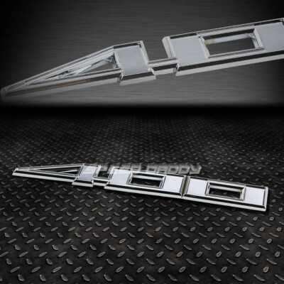 METAL BUMPER TRUNK GRILL FENDER EMBLEM DECAL STICKER BADGE CHROME GM ...