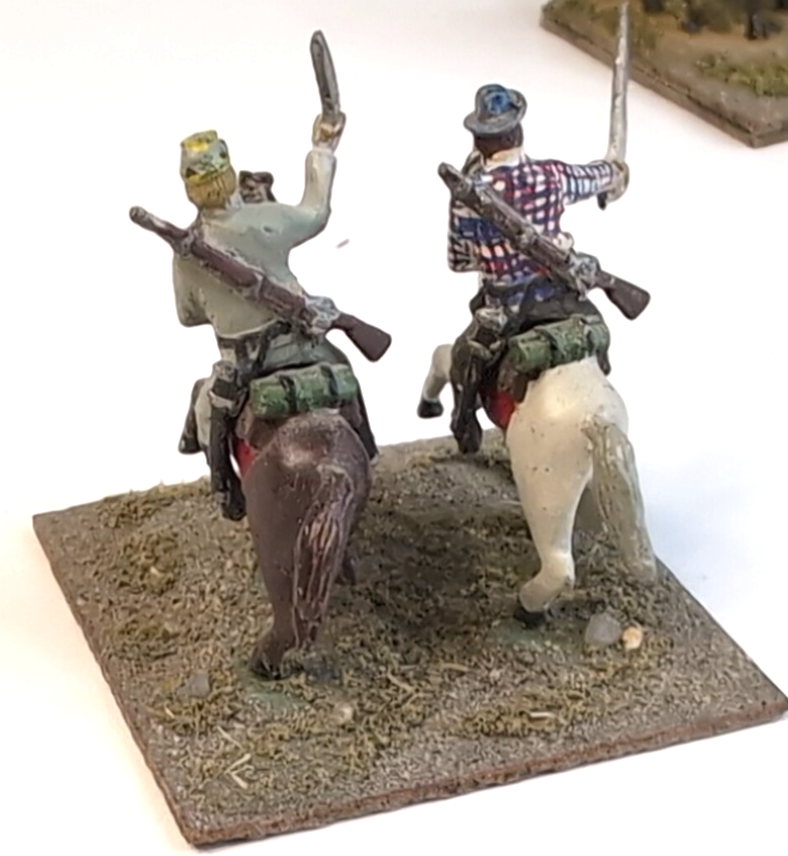 MUSKET MINIATURES- CIVIL WAR-CONFEDERATE CAVALRY - 22mm Painted Metal ...