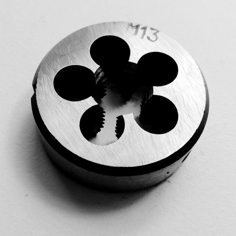 US Stock HSS M13 x 2mm Tap & M13 x 2.0mm Die Metric Thread Right Hand ...