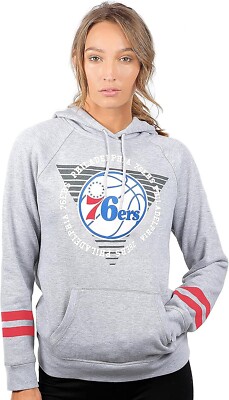 Philadelphia 76ers Sixers WOMEN'S Large Hoodie Sweatshirt NBA ...