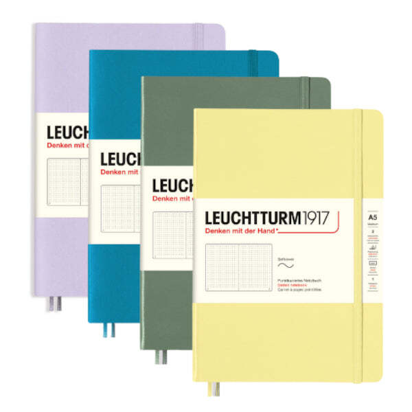 Leuchtturm1917 Softcover (A5) Notebook - Vanilla Plain | eBay