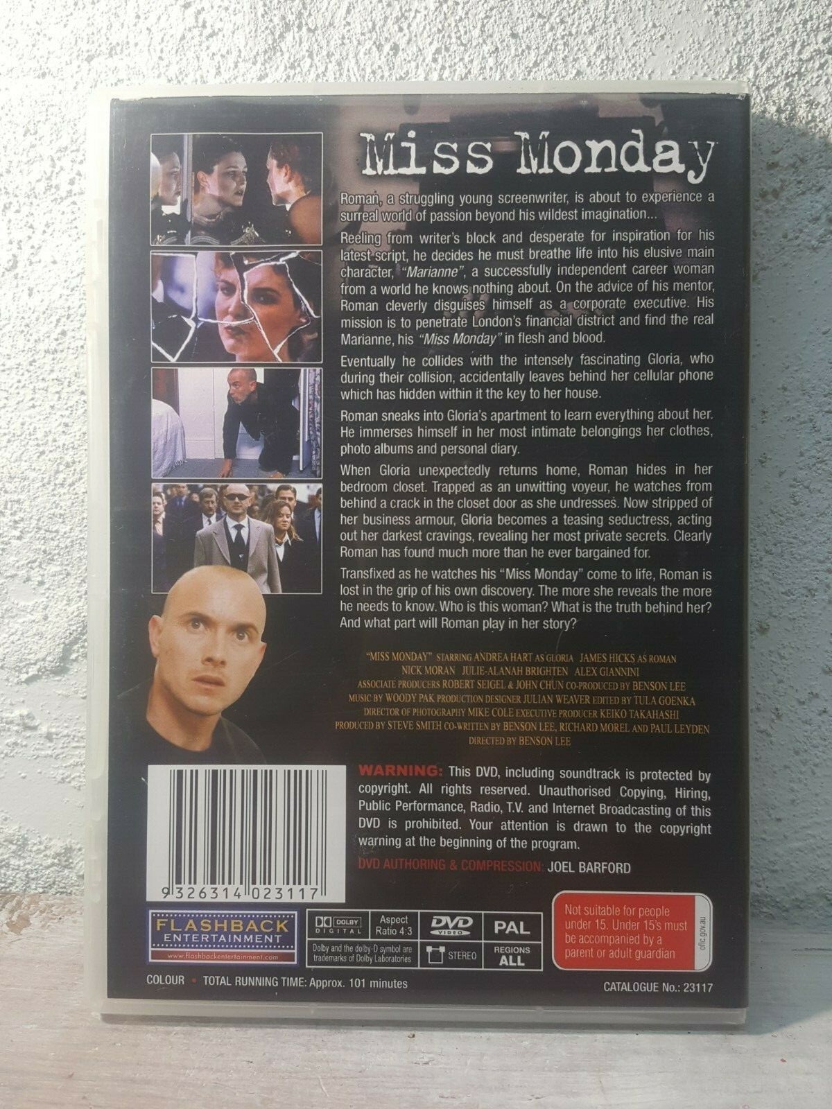 Miss Monday DVD 1998 DRAMA THRILLER - James Hicks, Andrea Hart ...