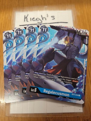 Digimon - Regalecusmon x4 *BT4-034 C* | eBay