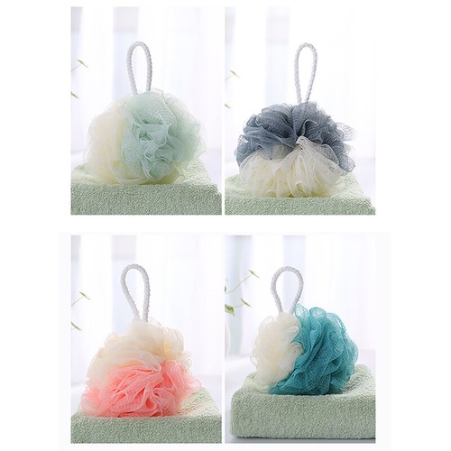 Soft Shower Mesh Foaming Sponge Body Scrub Exfoliating Back Brush Skin ...