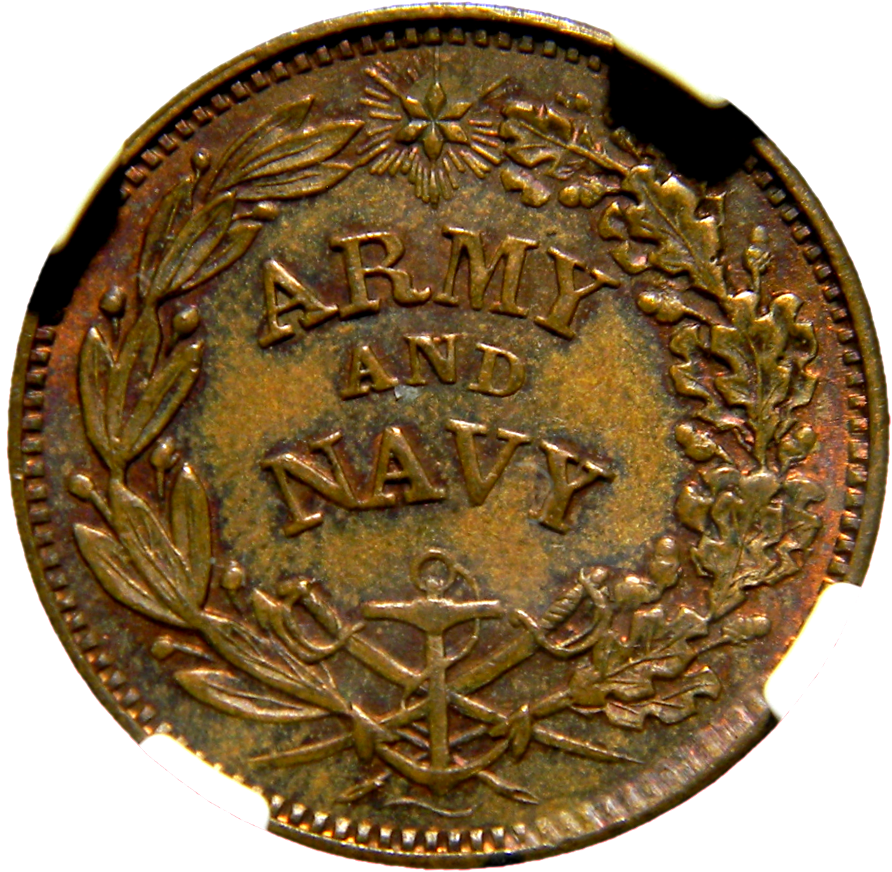 1863 The Flag of Our Union Civil War Token NGC MS 65 BN (25-18) | eBay