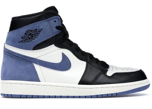BRAND NEW NIKE AIR JORDAN RETRO 1 HIGH BLUE MOON MEN'S 8-13 2018 555088 ...