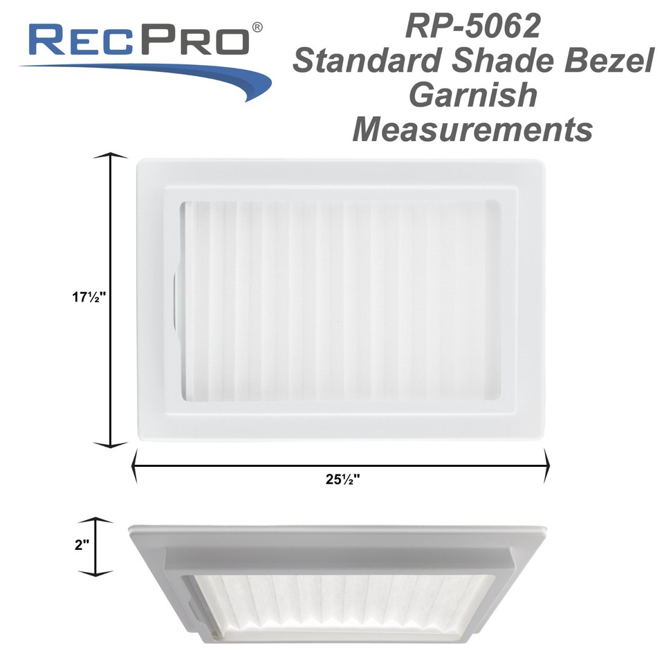 RecPro RV Skylight Window Shade | UV-Resistant Cover Fits Most RV ...