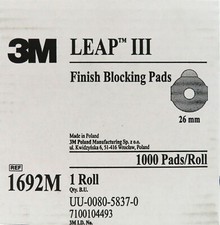 3M Leap III Finish Blocking Optical RX Lens Processing Pads - 2000 ...