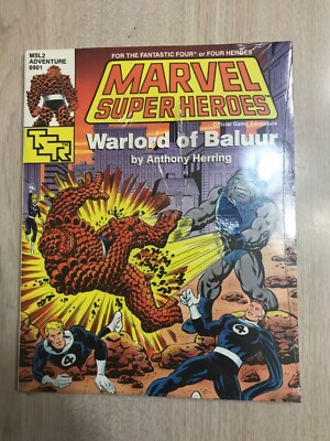 MARVEL SUPER HEROES WARLORD OF BALUUR TSR OFFICIAL GAME ADVENTURE BRAND ...