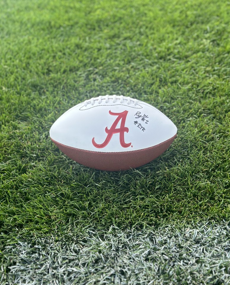 Ryan Williams Autograph - Alabama Crimson Tide Signed Football ...