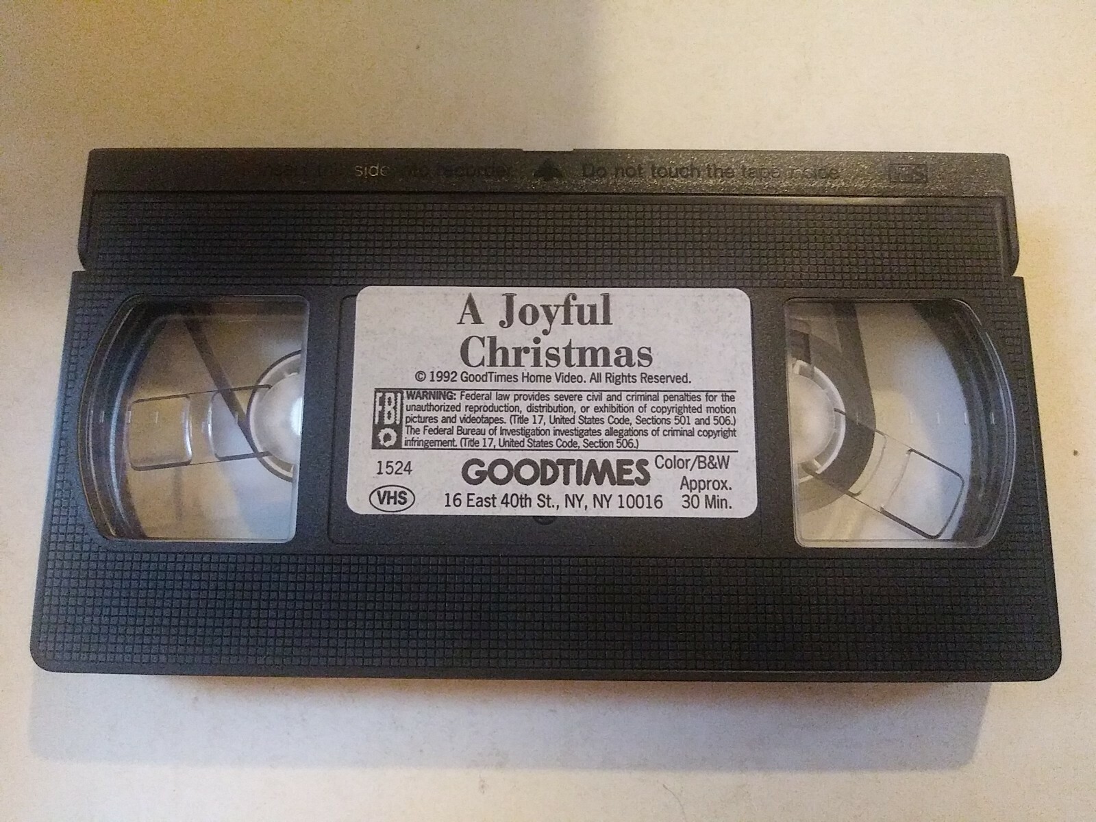 A Joyful Christmas - VHS (1992, Goodtimes Home Video) | eBay