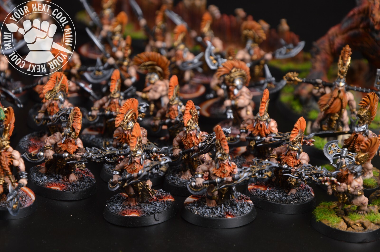 CUSTOM ORDERS, Warhammer AoS, Fyreslayers Army pro painted | eBay