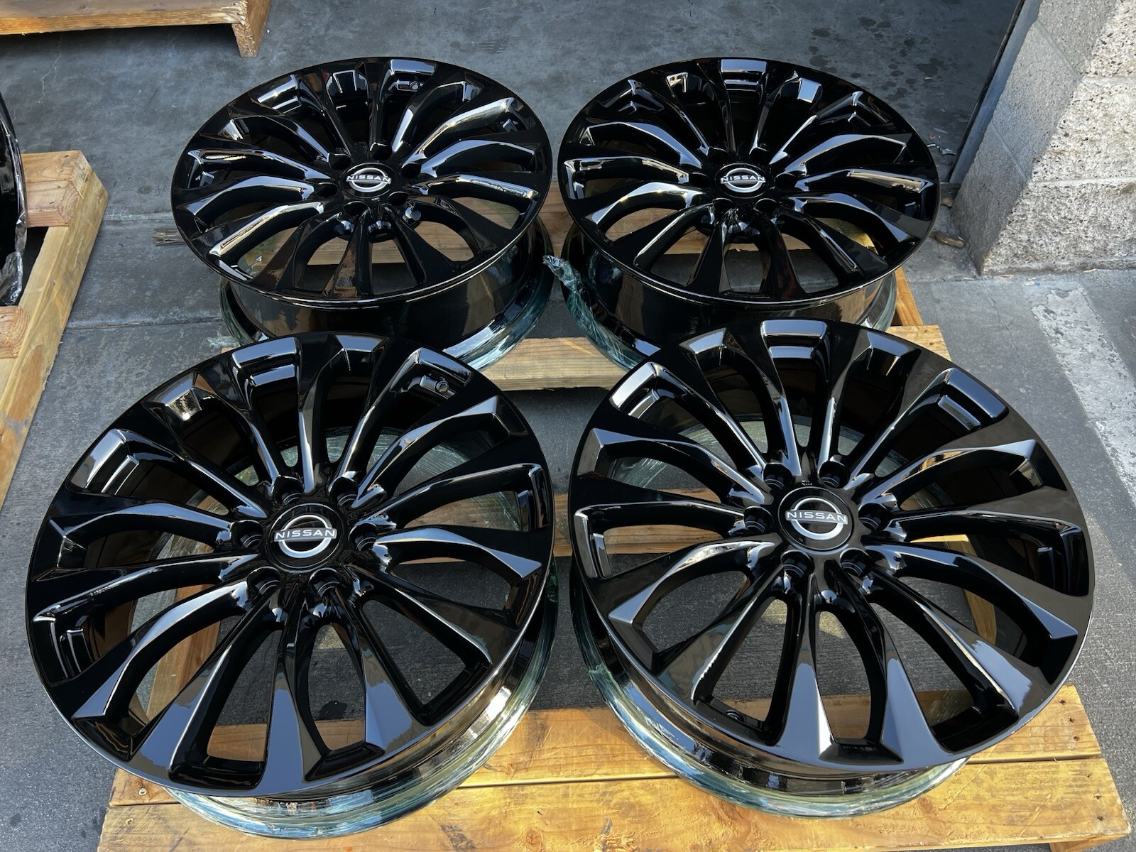 22" Infiniti QX80 QX56 Nissan Titan Armada Factory OEM Stock Black ...