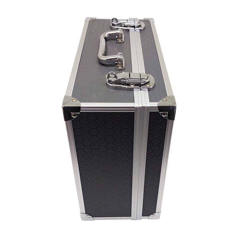 Small Flight Case Grey 310 x 130 x 240mm Durable Hard Carry Storage ...