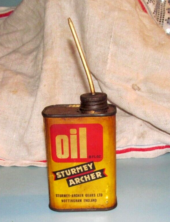 Vintage 50/60's Sturmey Archer Lubricant Oil Can Handy Oiler Made in ...