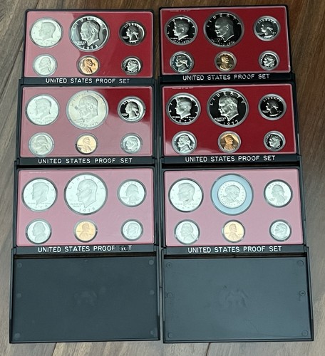 Lot Of 6 1970s US Proof Sets | eBay