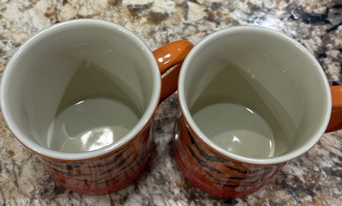 Le Creuset Flame Orange Bat Mugs Set Of 2 Halloween | eBay