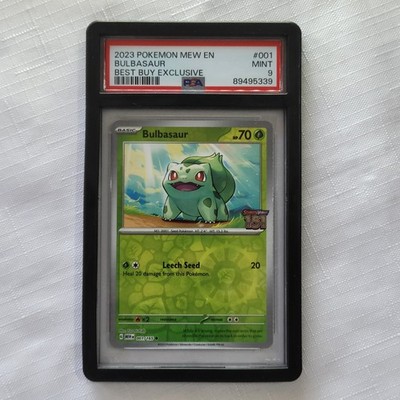 🔥 Pokemon TCG 🔥 Bulbasaur #001 🔥 151 Stamp - Best Buy Promo 🔥 PSA 9 ...